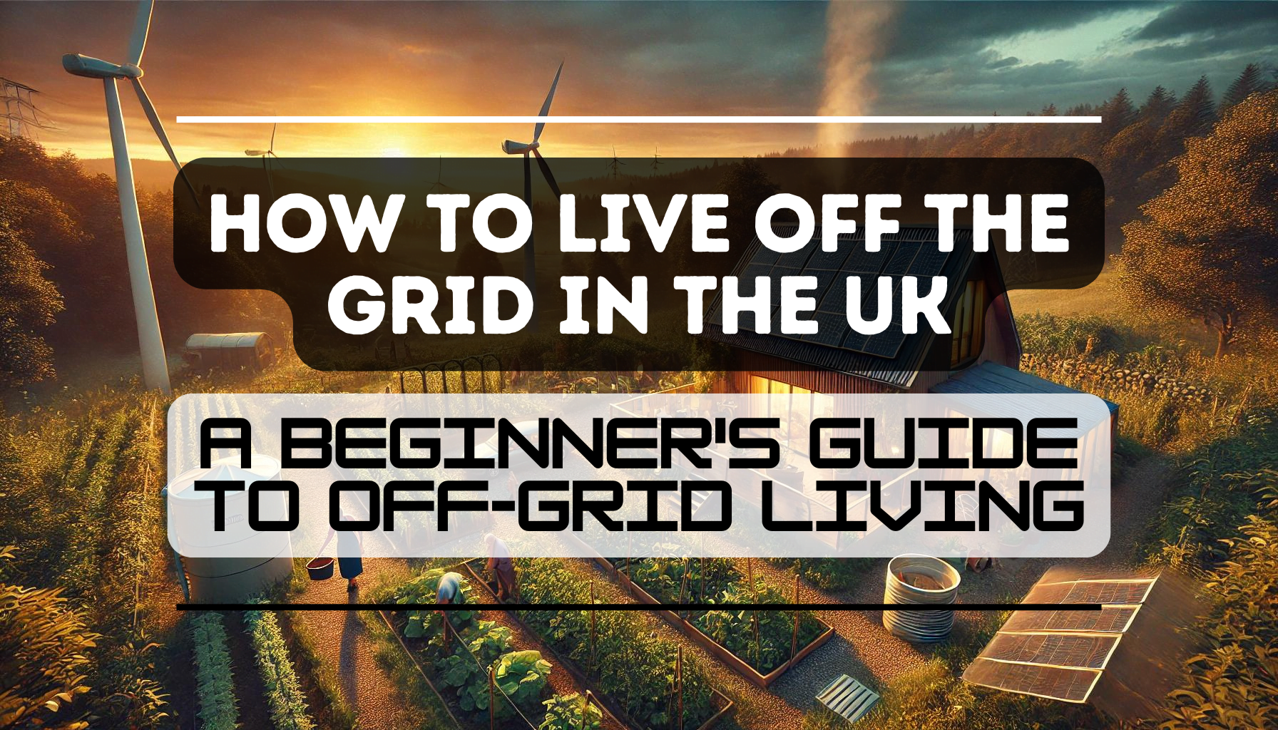 Off Grid Starter | Your Guide to Sustainable, Off-Grid Living in the UK